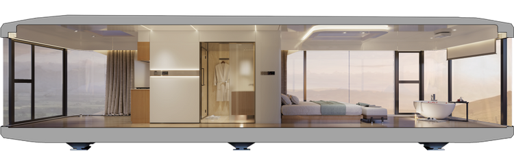 Kapszula Ház 38nm Erkély nélkül – KapszulaHázak